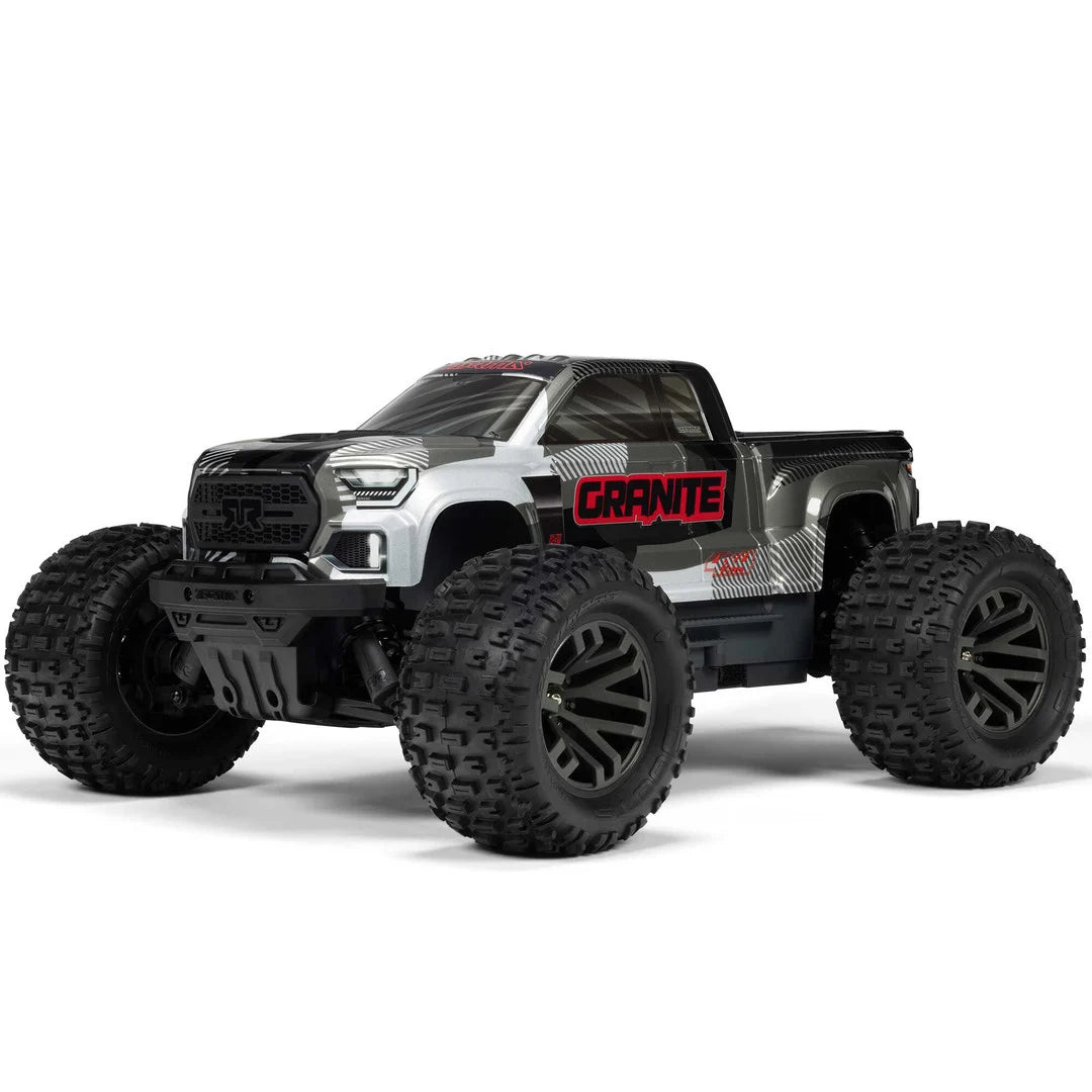 Arrma Granite V4 4X4 223S BLX 1/10 RC Monster Truck, RTR, Gun Metal, A ...